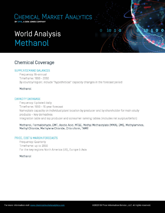 Brochures | Chemical Market Analytics by OPIS, A Dow Jones Company
